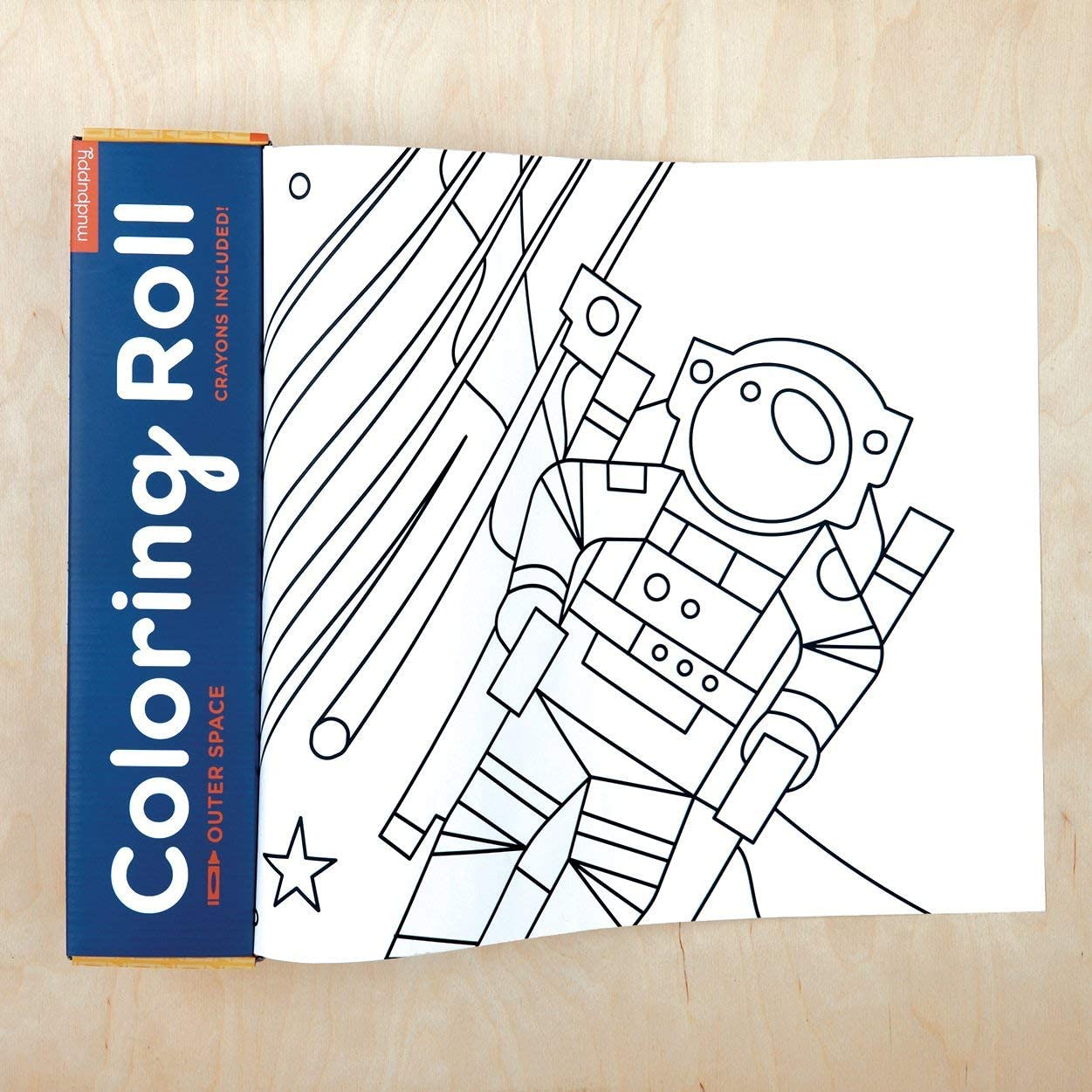 Coloring Roll (outer space) - Fabulando